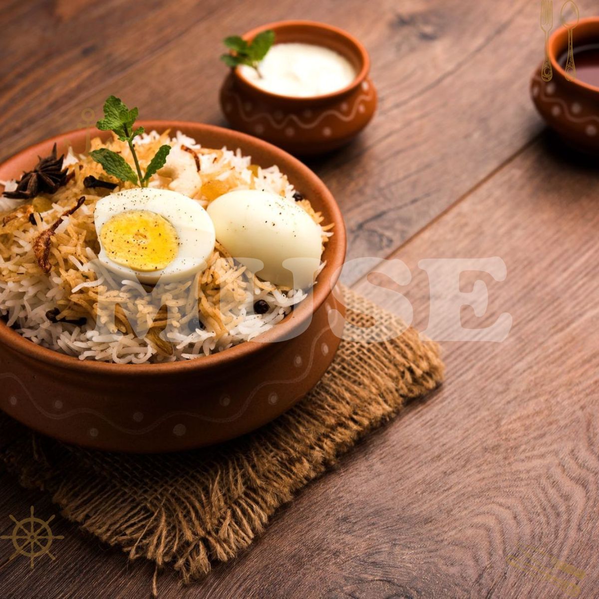 Shahi (Egg) Handi Biryani – Restoran MUSE